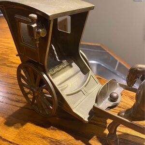 Other | Vintage Old Antique Solid Brass Horse Jib Carriage Pulling Cart ...